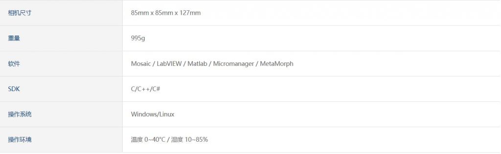 Dhyana 400BSI V3 背照式sCMOS - 上海星谱科技有限公司