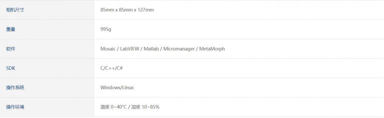Dhyana 400BSI V3 背照式sCMOS - 上海星谱科技有限公司
